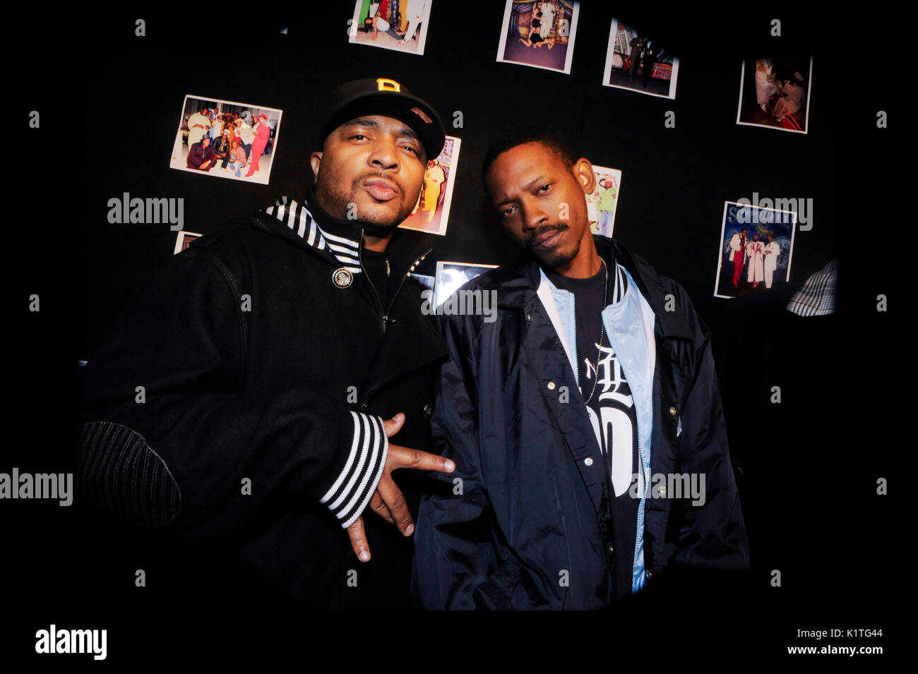 (L-R) Rappers 40 Glocc Kurupt attend Players Ball Marbella December 4 ...