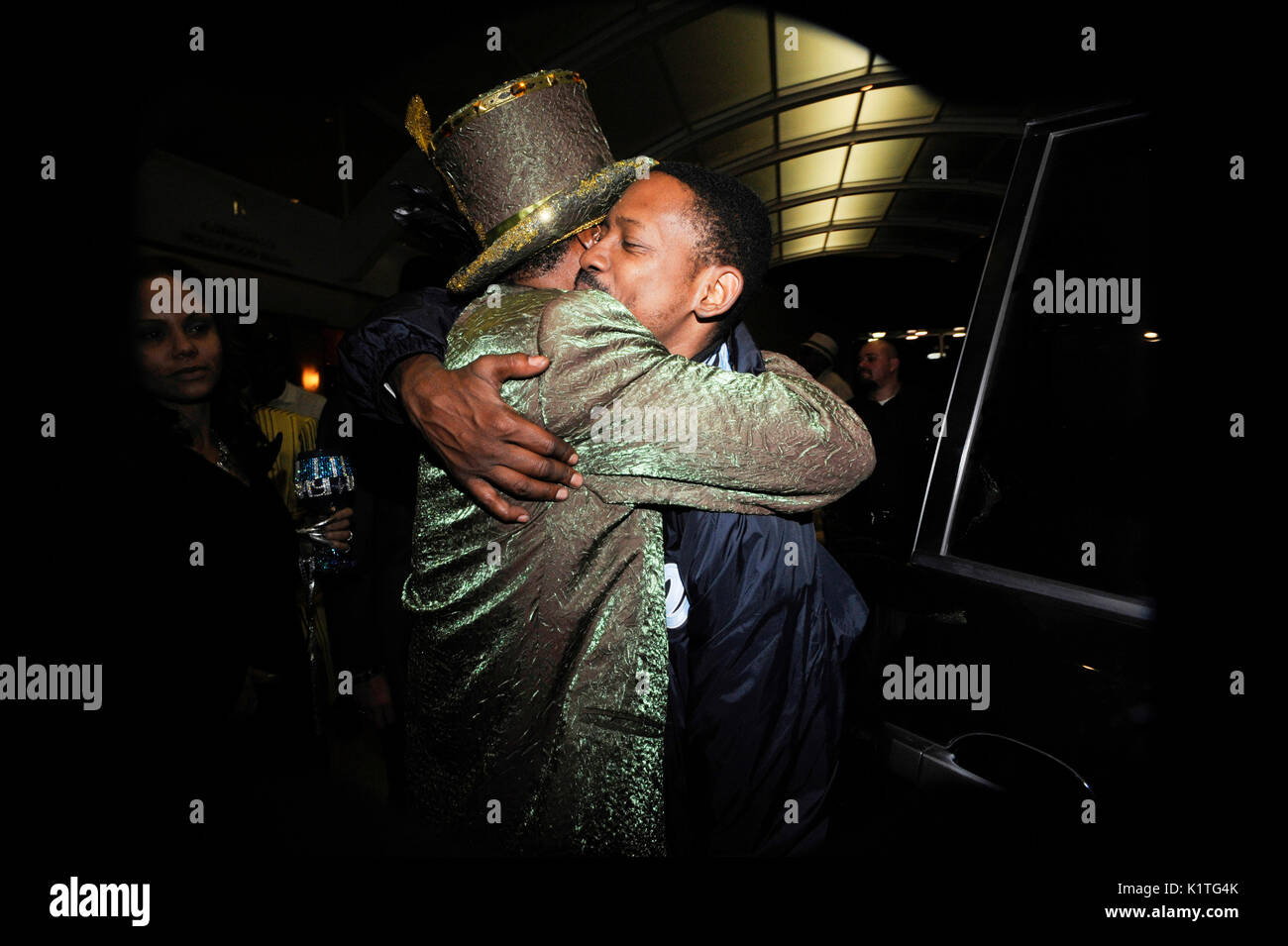 Bishop Magic Kurupt Gotti after Players Ball Stock Photo - Alamy