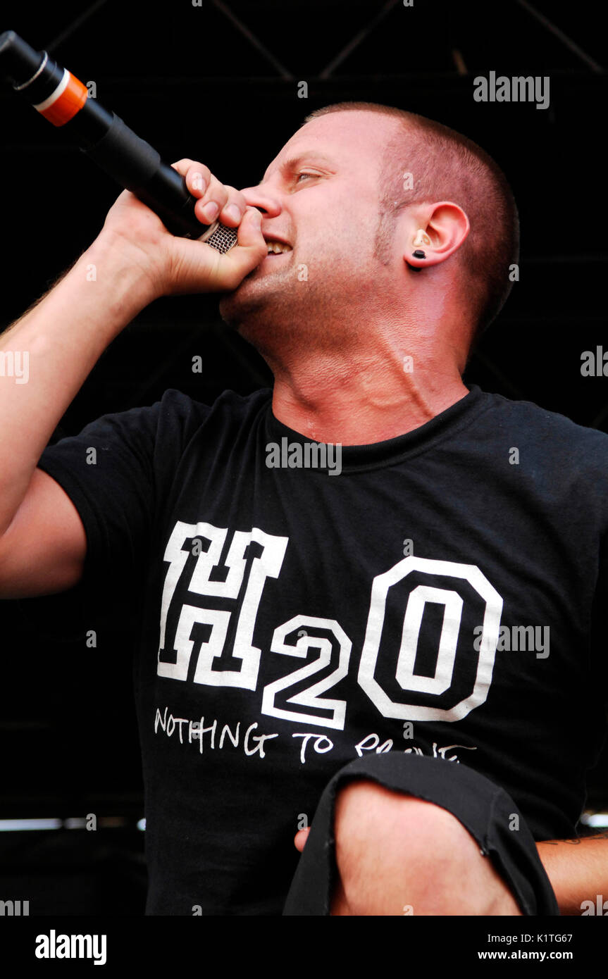 Dan Marsala Story Year performing 2008 Vans Warped Tour Coors ...