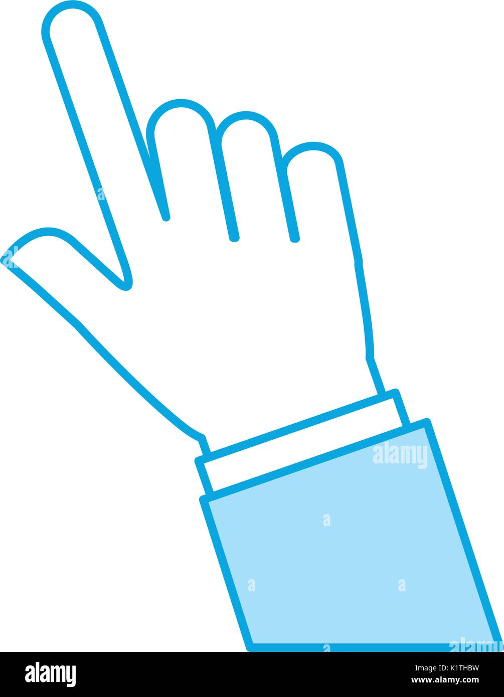 hand human index icon Stock Vector Image & Art - Alamy