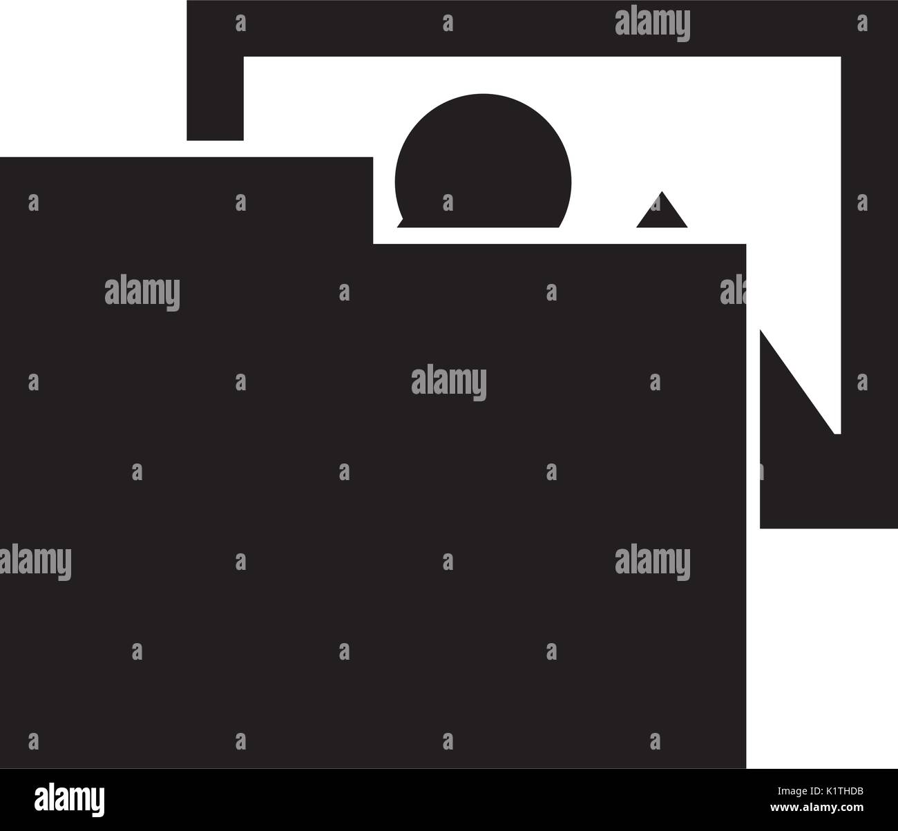 folder document with picture Stock Vector Image & Art - Alamy