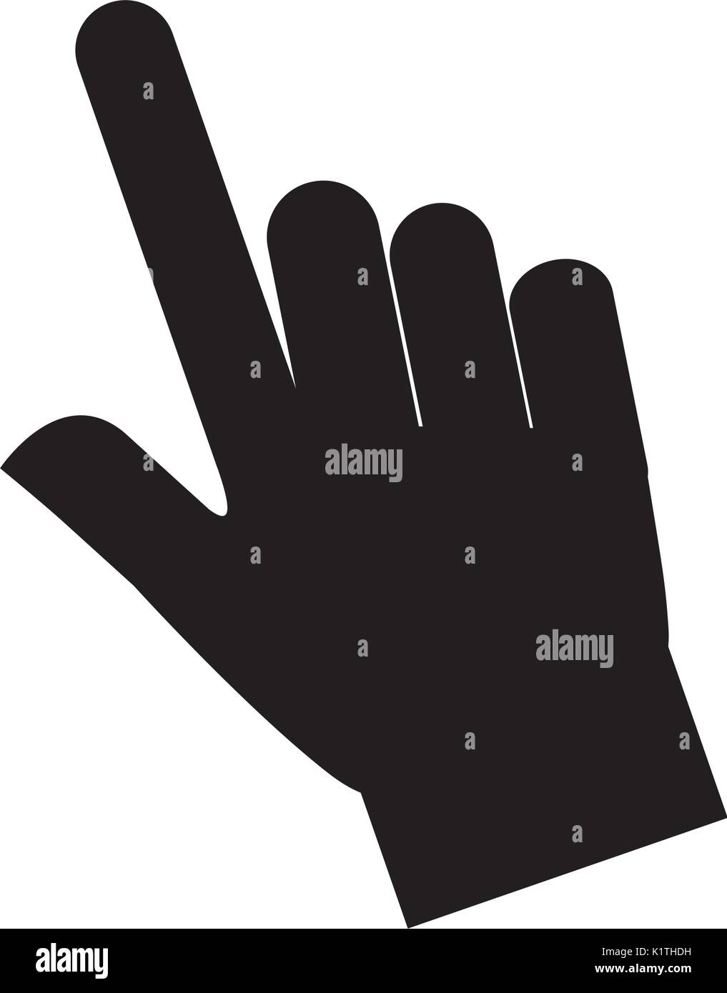 hand human index icon Stock Vector Image & Art - Alamy