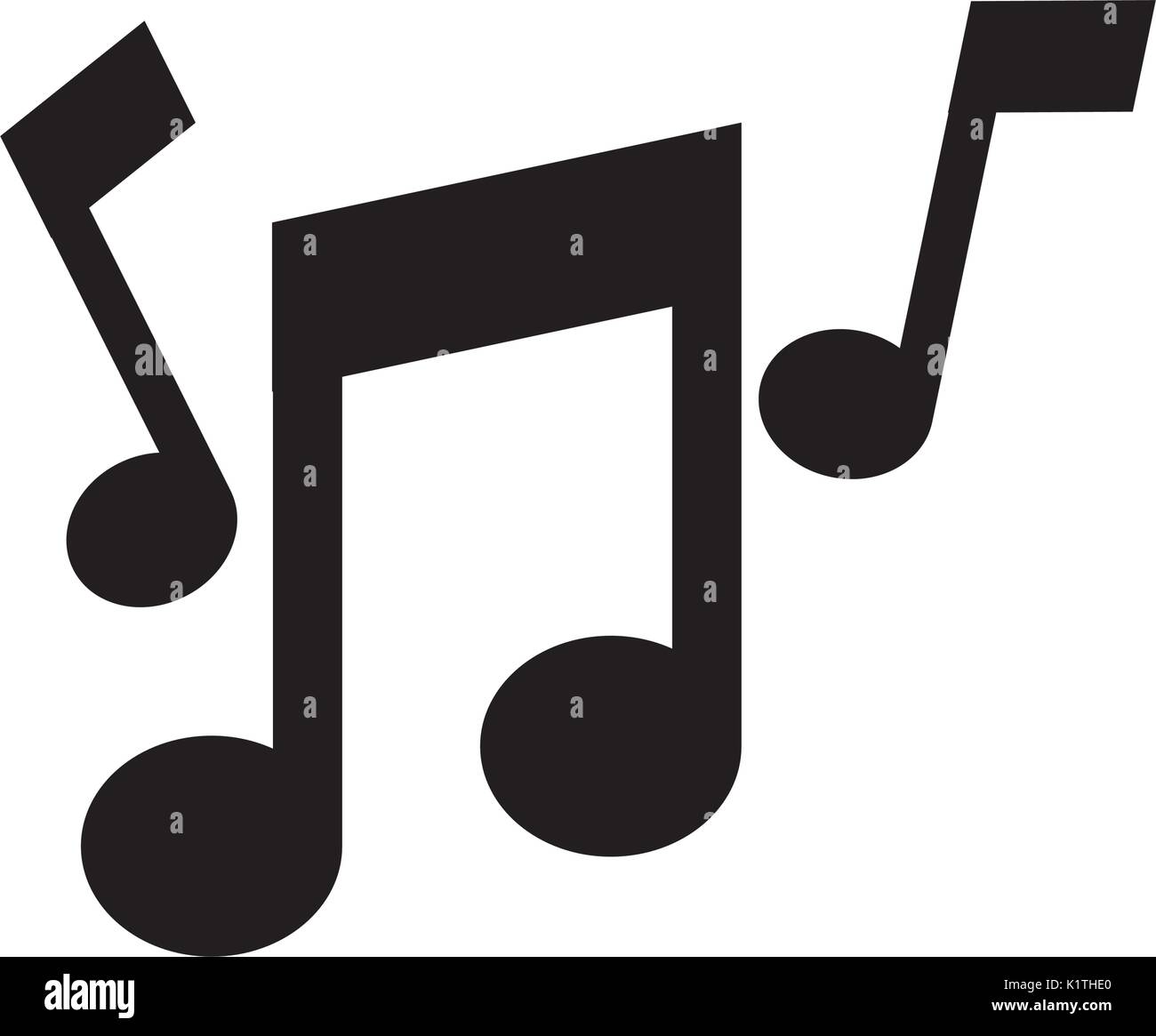 music note isolated icon Stock Vector Image & Art - Alamy