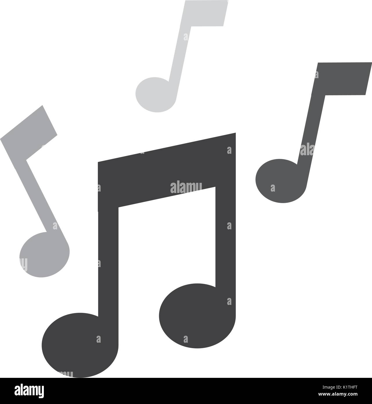 music note isolated icon Stock Vector Image & Art - Alamy