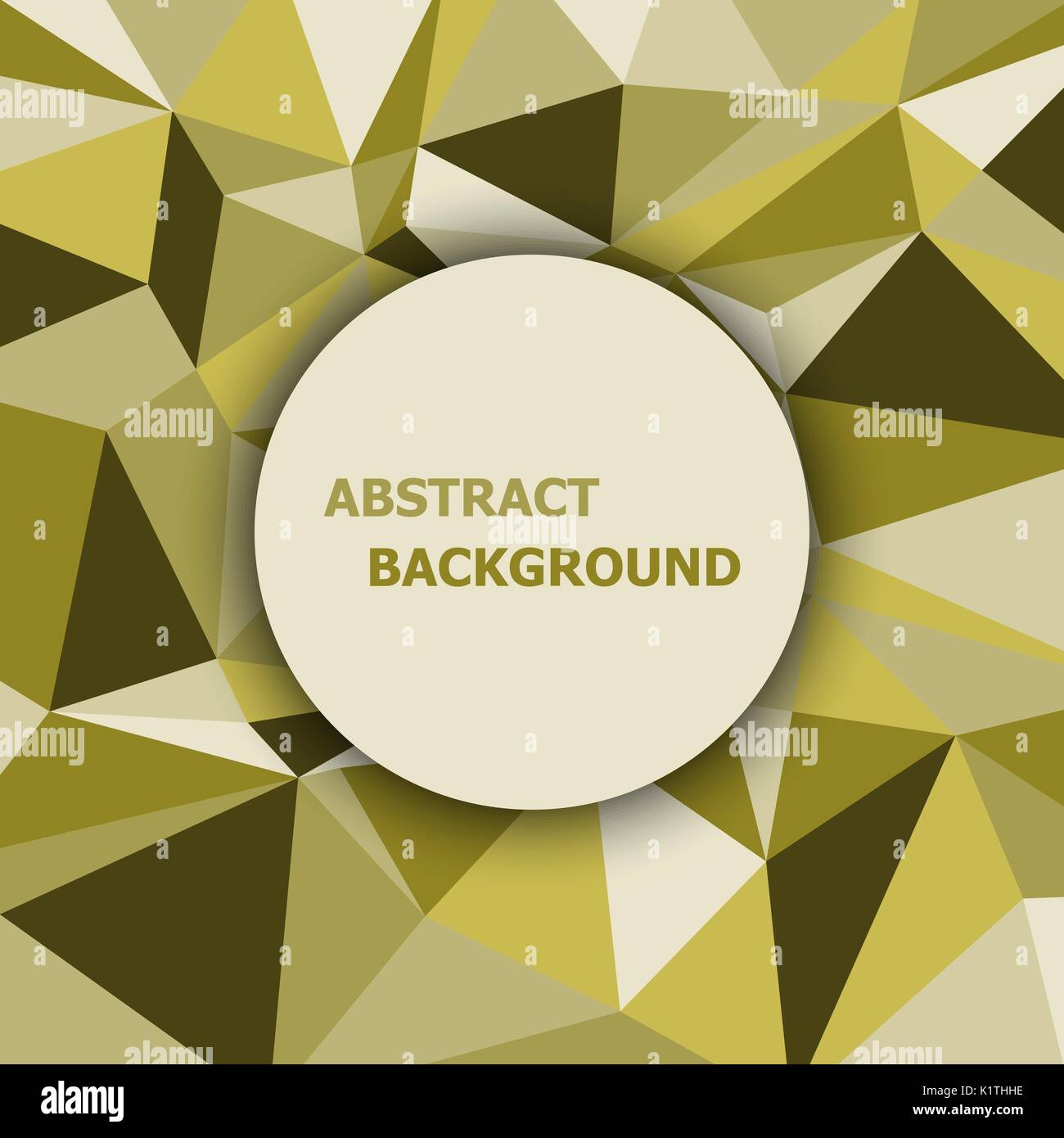 Yellow polygon abstract triangle background, stock vector Stock Vector ...