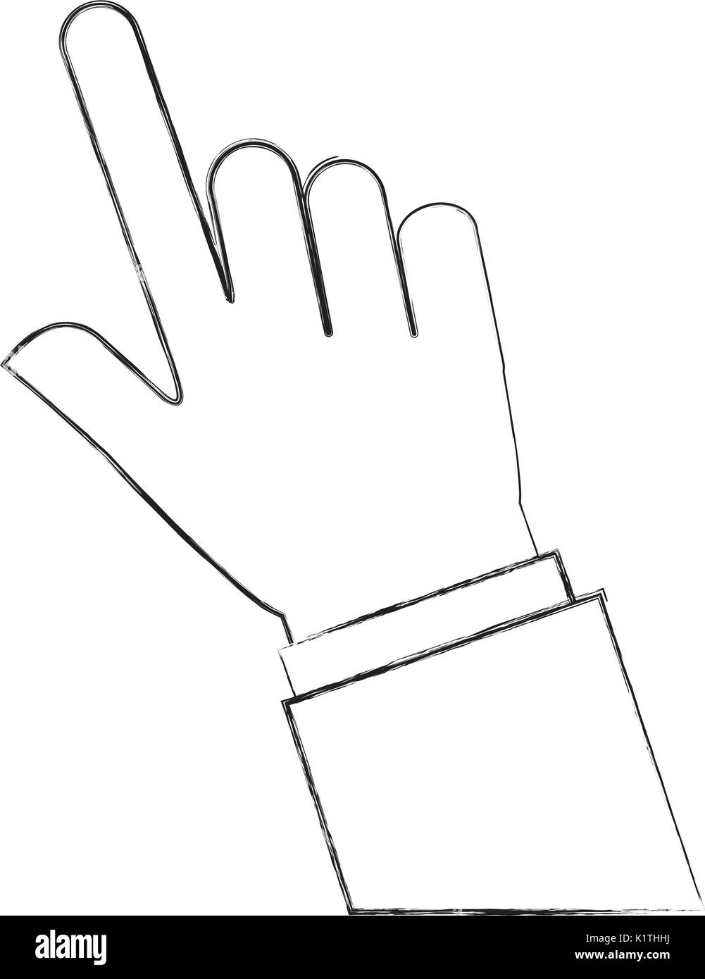 hand human index icon Stock Vector Image & Art - Alamy