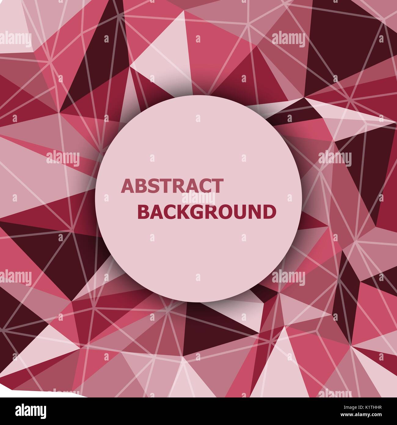 Red polygon abstract triangle background, stock vector Stock Vector ...