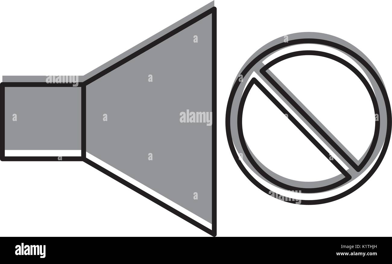 speaker sound off isolated icon Stock Vector Image & Art - Alamy