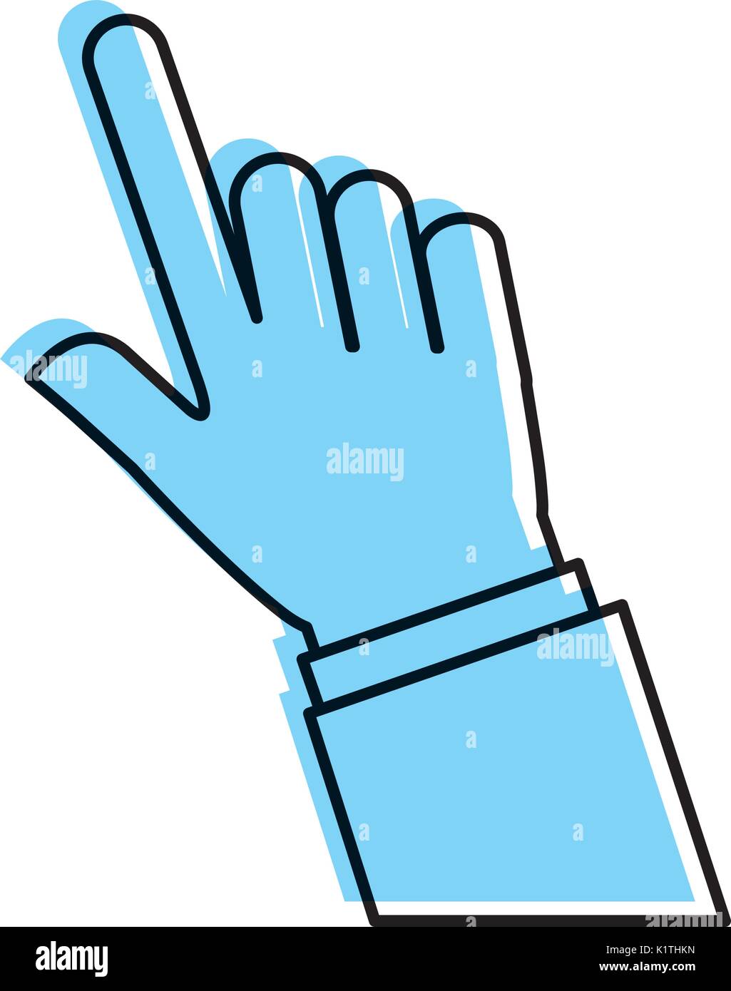 hand human index icon Stock Vector Image & Art - Alamy