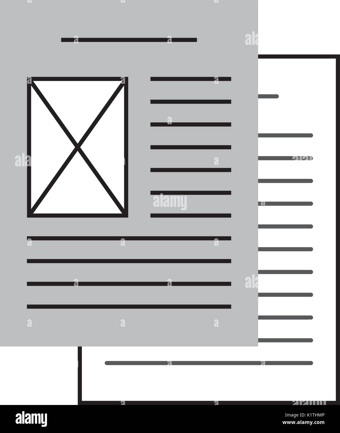file paper document icon Stock Vector Image & Art - Alamy