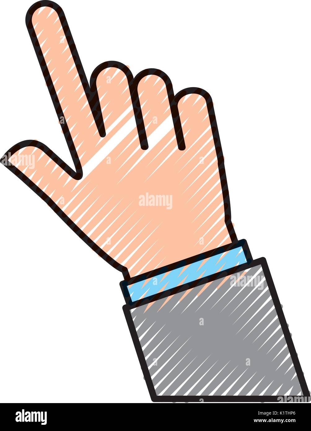hand human index icon Stock Vector Image & Art - Alamy