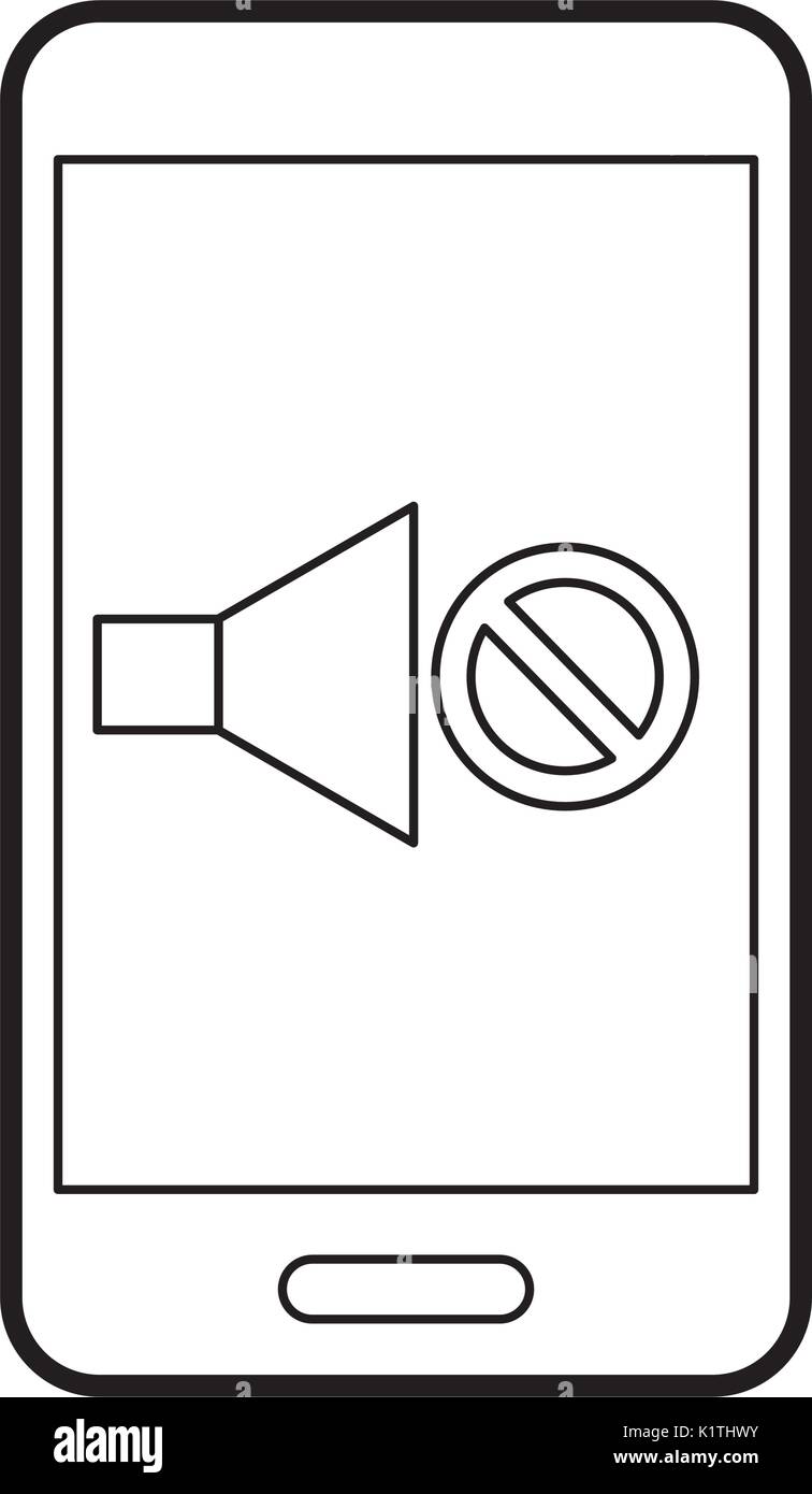 Cell loudspeaker Stock Vector Images - Alamy