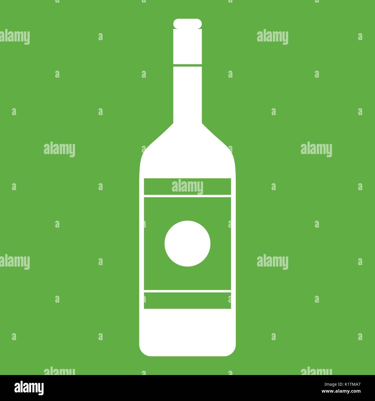 Vodka icon green Stock Vector Image & Art - Alamy