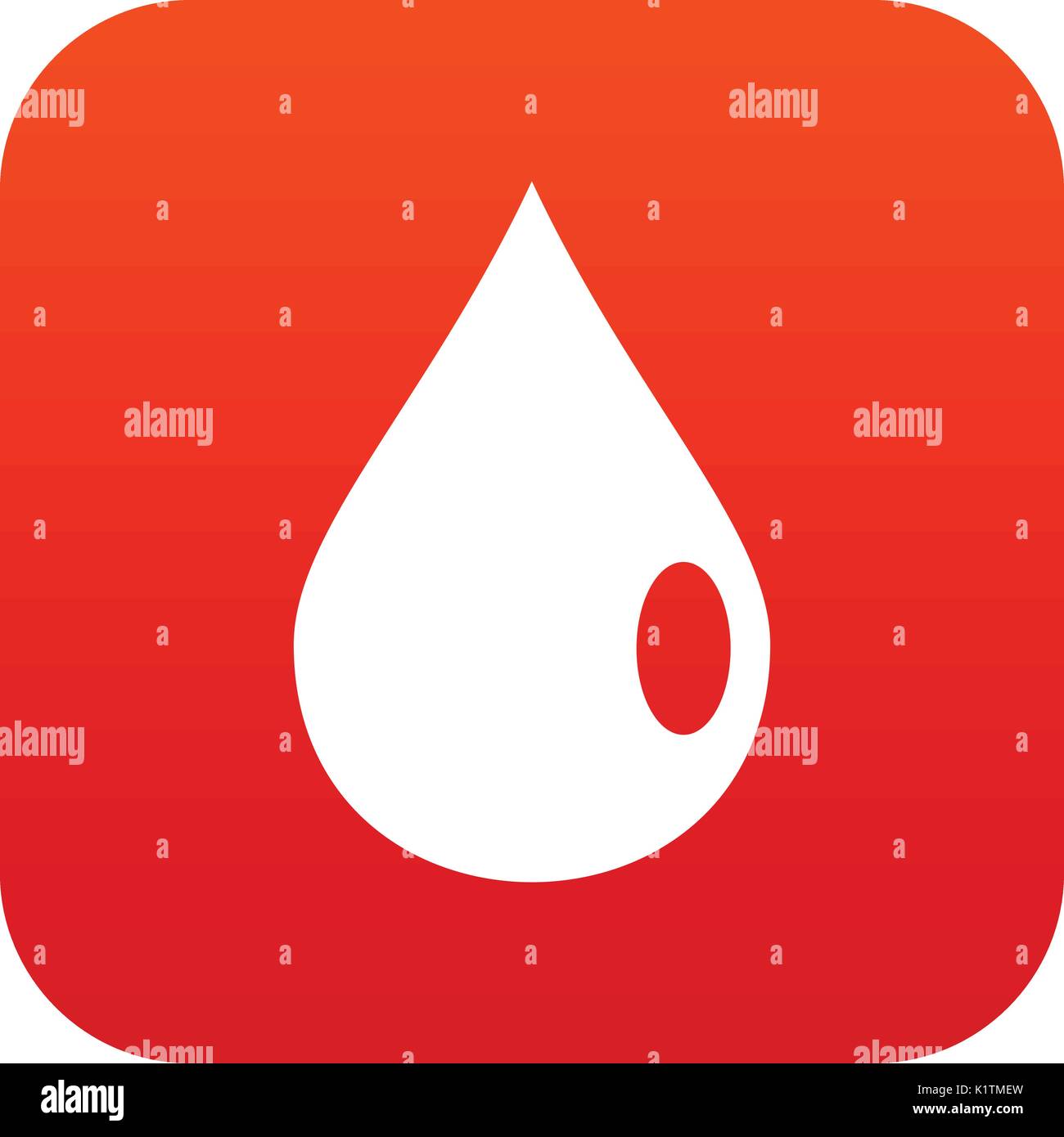 Drop icon digital red Stock Vector Image & Art - Alamy