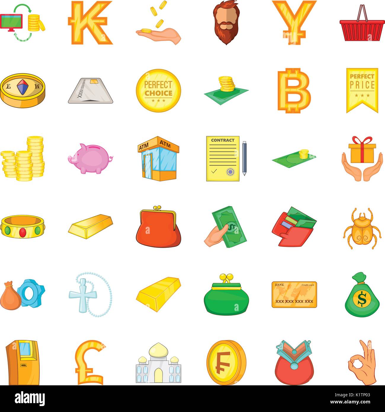 Good choice icons set, cartoon style Stock Vector Image & Art - Alamy