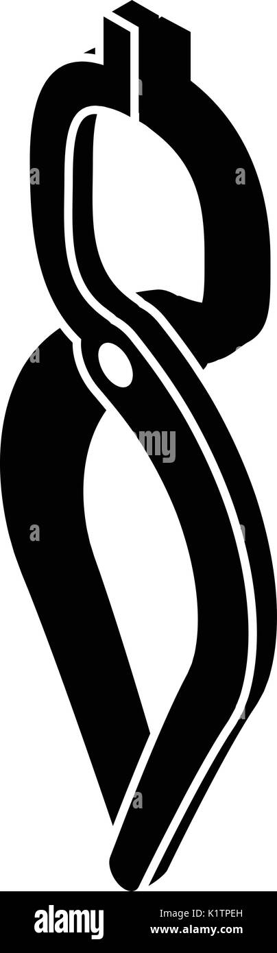 Blacksmith tong icon, simple black style Stock Vector Image & Art - Alamy