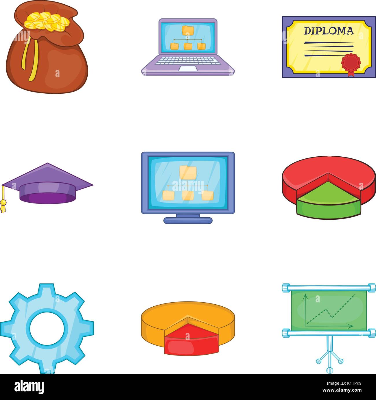 Survey icons set, cartoon style Stock Vector Image & Art - Alamy