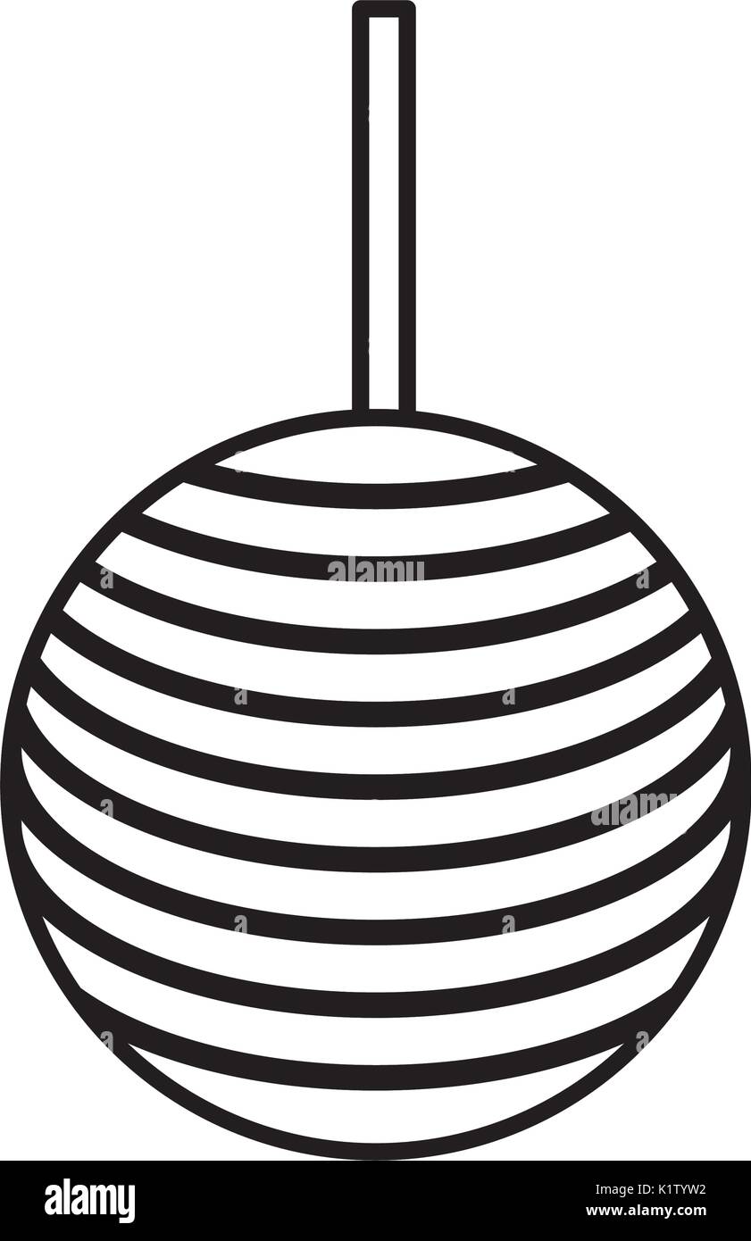 decorative balls icon over white background vector illustration Stock ...