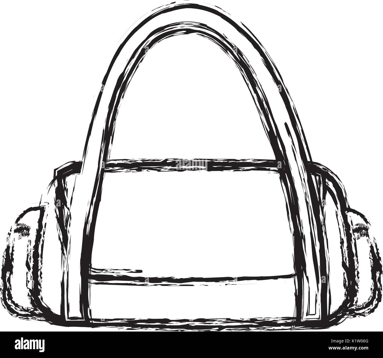 gym bag icon over white background vector illustration Stock Vector ...