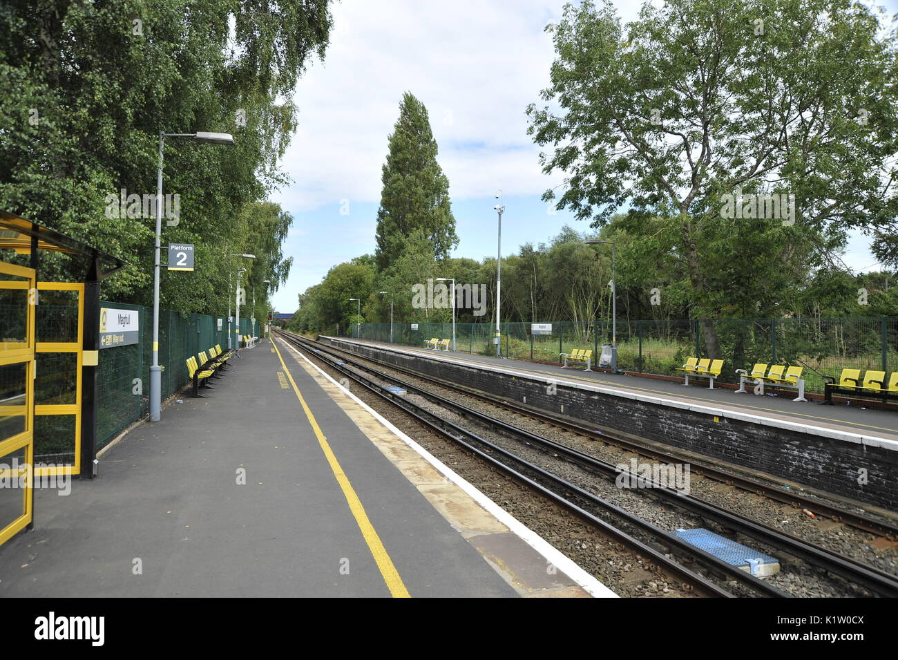 Maghull Train Station Stock Photo - Alamy