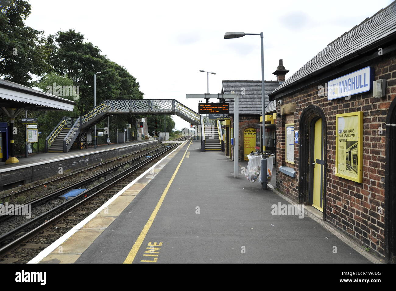 Maghull Train Station Stock Photo - Alamy