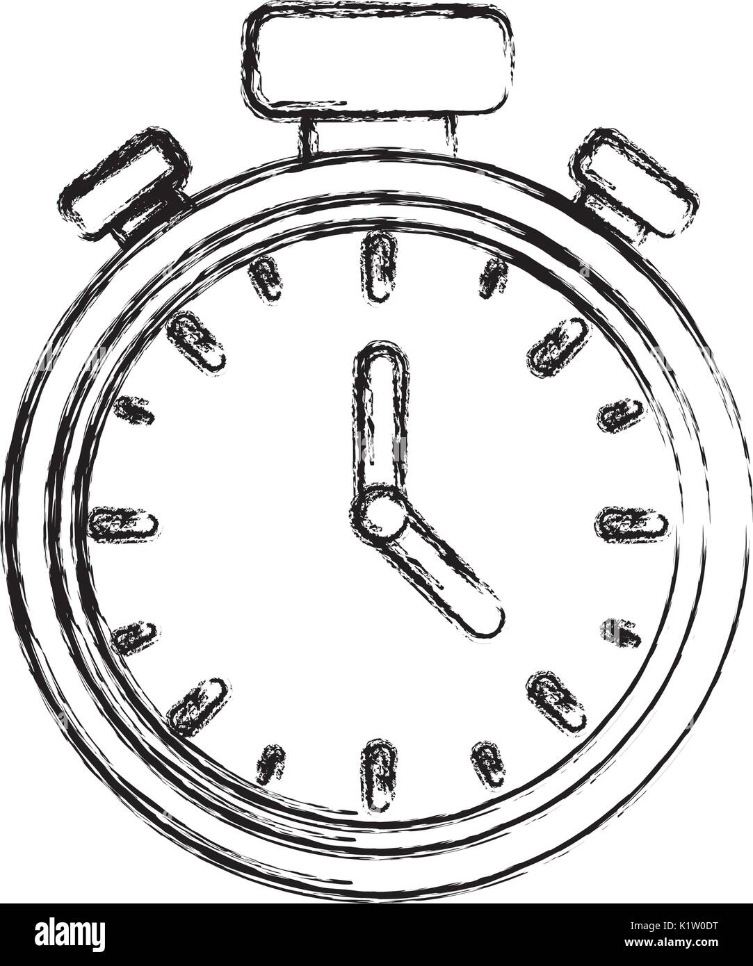 chronometer icon over white background vector illustration Stock Vector ...