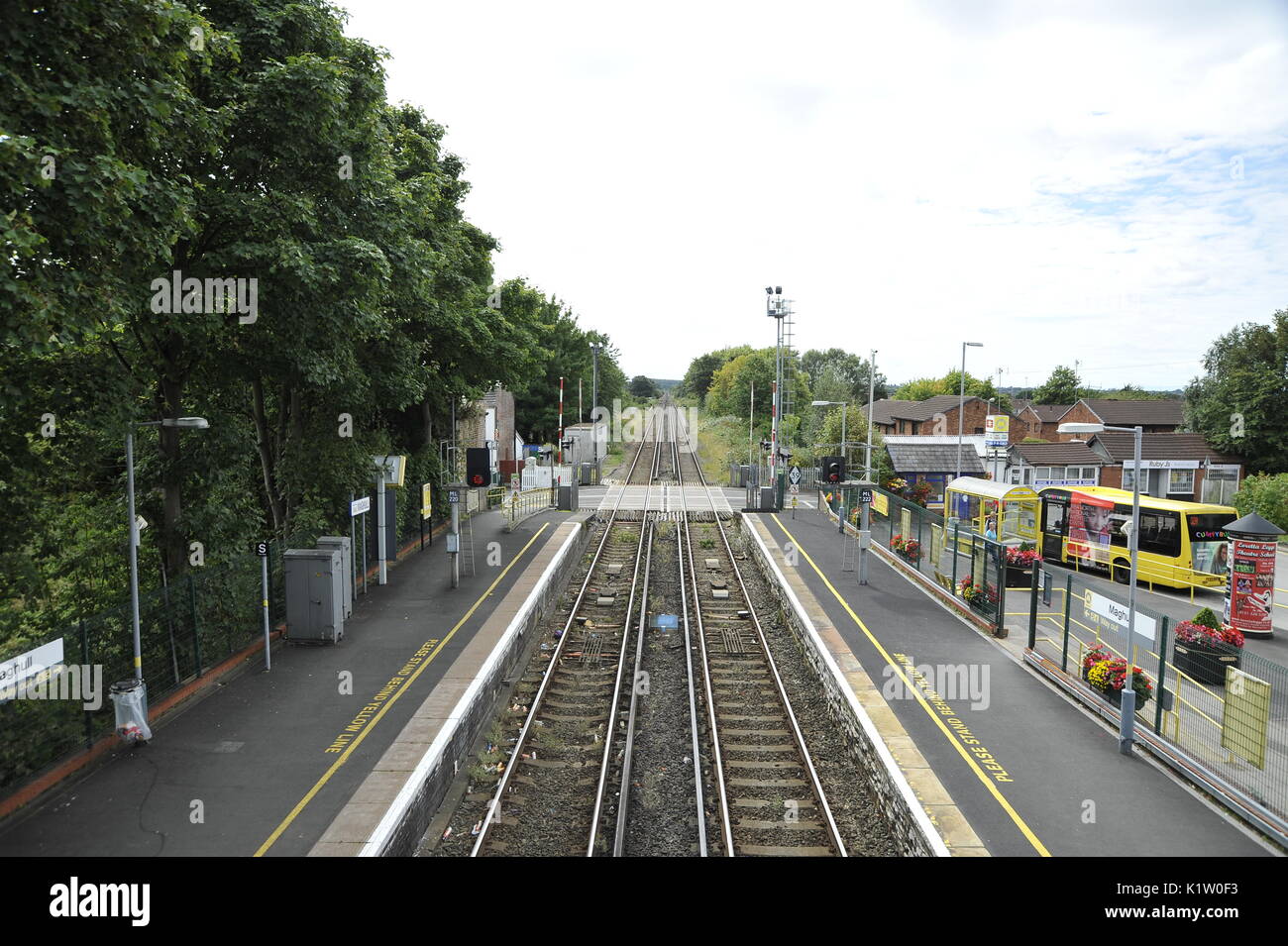 Maghull Train Station Stock Photo - Alamy