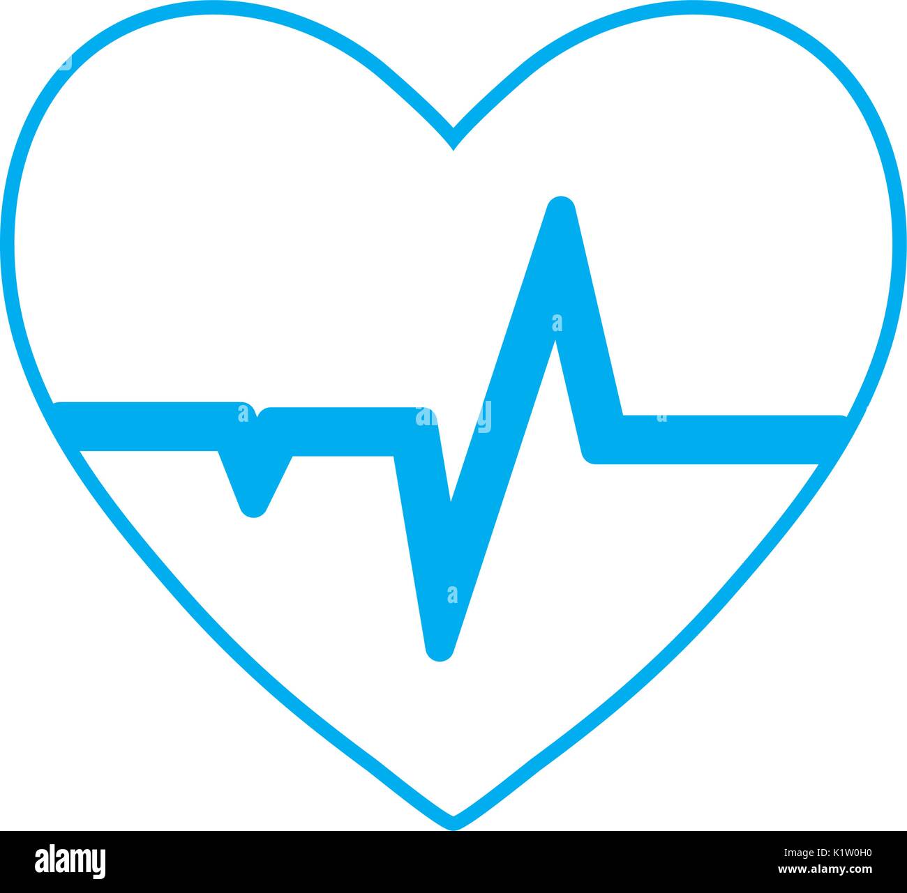cardio heart icon over white background vector illustration Stock ...