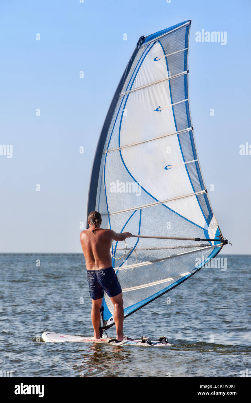 Windsurfing woman hi-res stock photography and images - Alamy