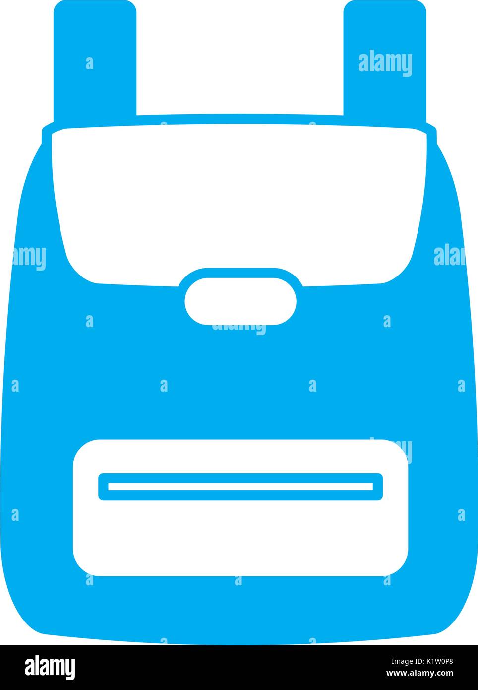 backpack icon over white background vector illustration Stock Vector ...