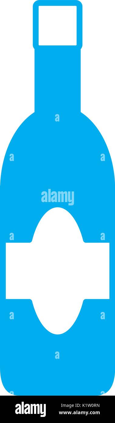 wine bottle icon over white background vector illustration Stock Vector ...