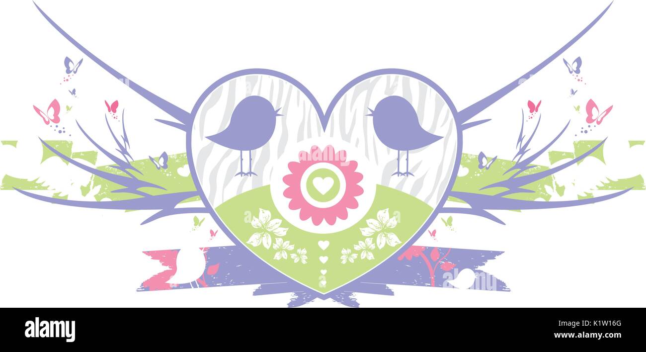 Bird flying butterflies Stock Vector Images - Alamy