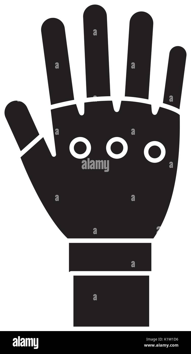 hand with gym glove icon over white background vector illustration ...