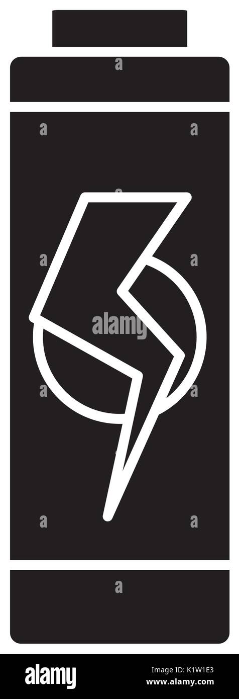 battery icon over white background vector illustration Stock Vector ...