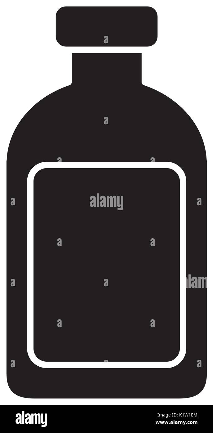 liquor bottle icon over white background vector illustration Stock ...