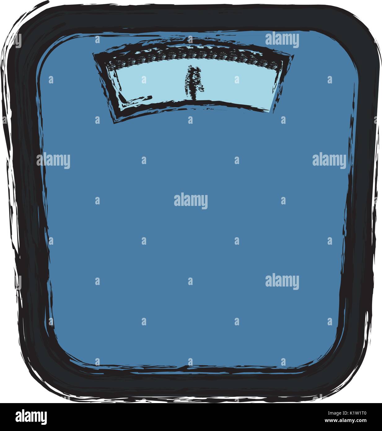 body weight scale icon over white background vector illustration Stock ...