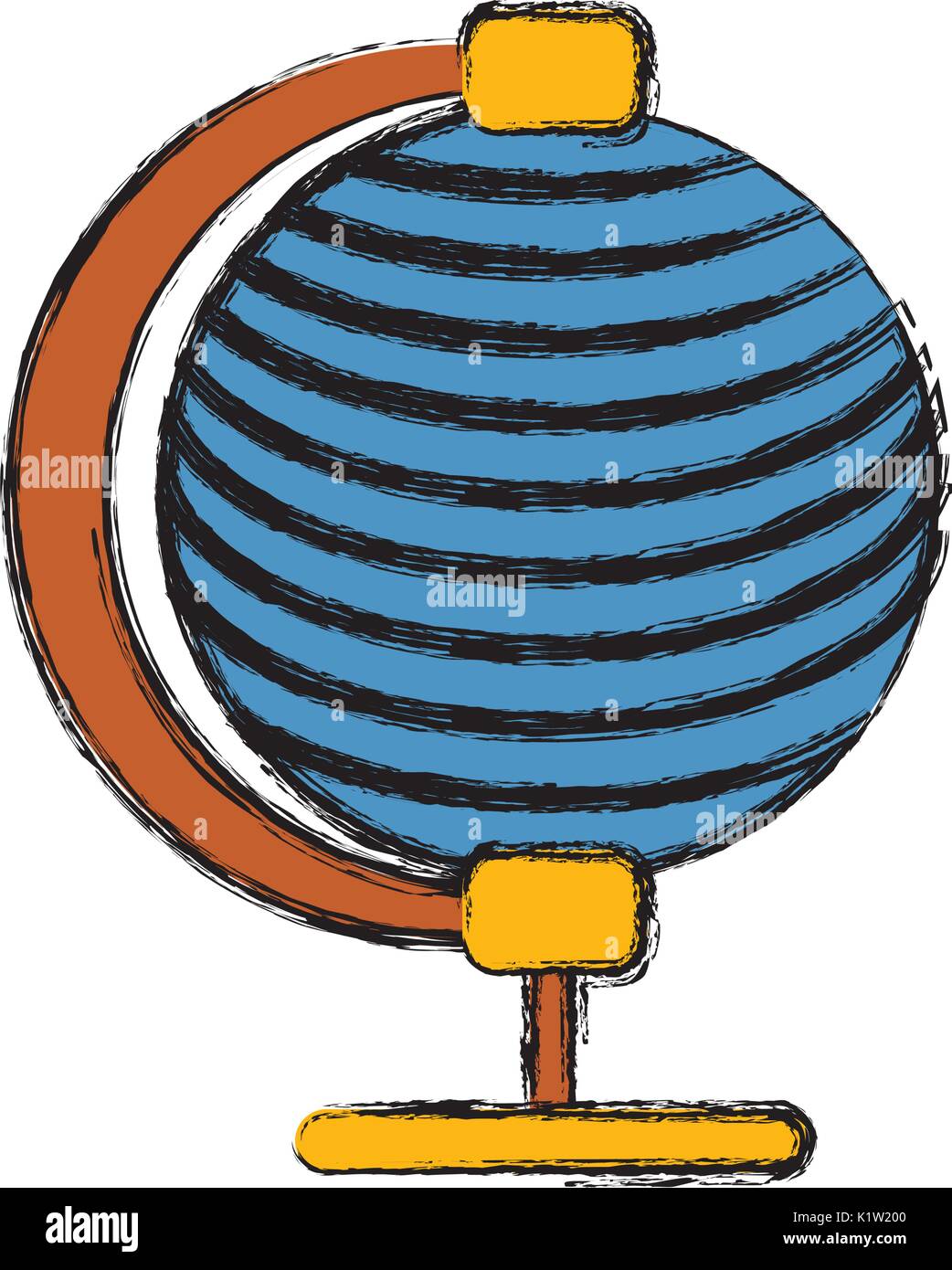 geography tool icon over white background vector illustration Stock ...