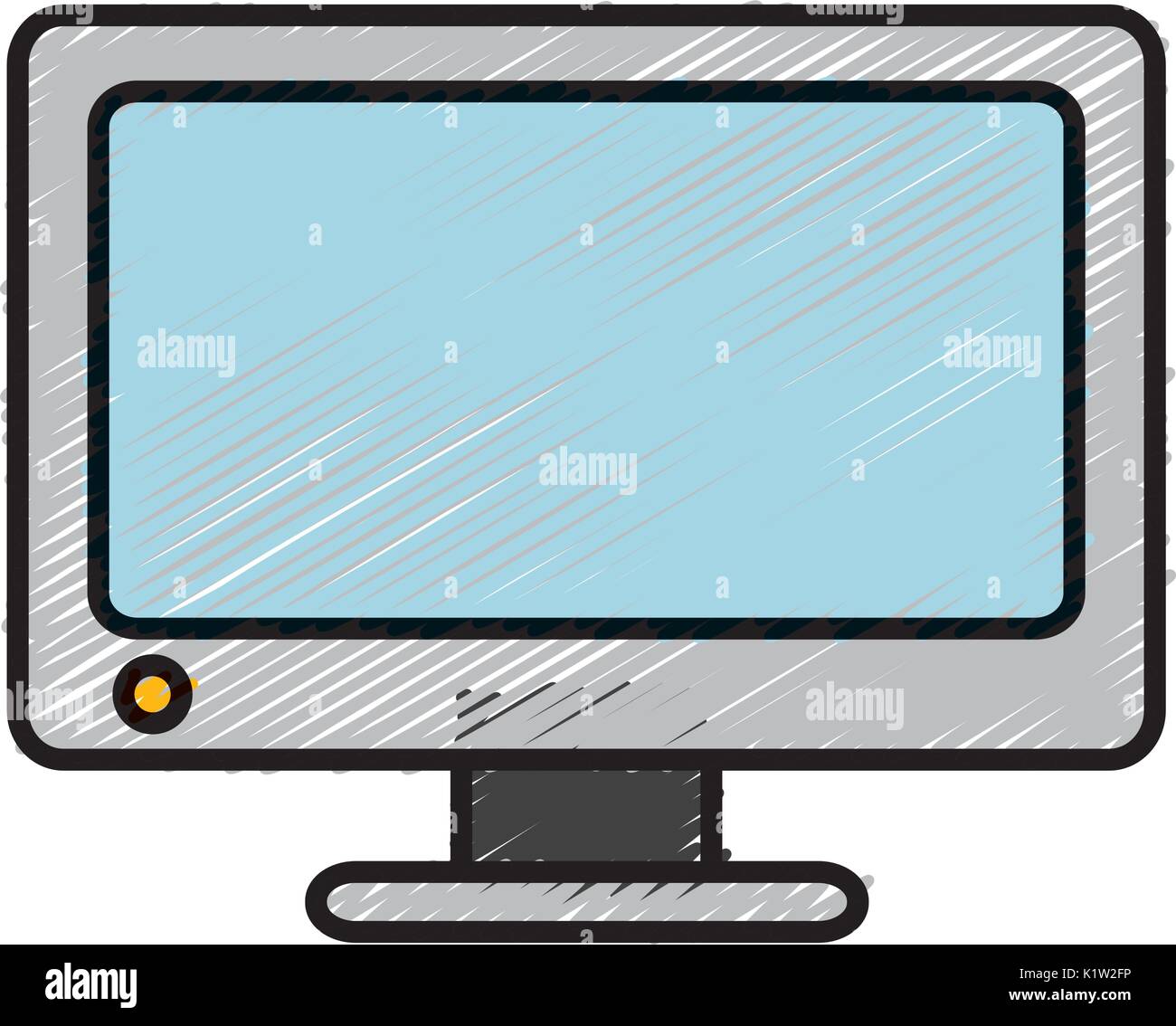 computer icon over white background vector illustration Stock Vector ...