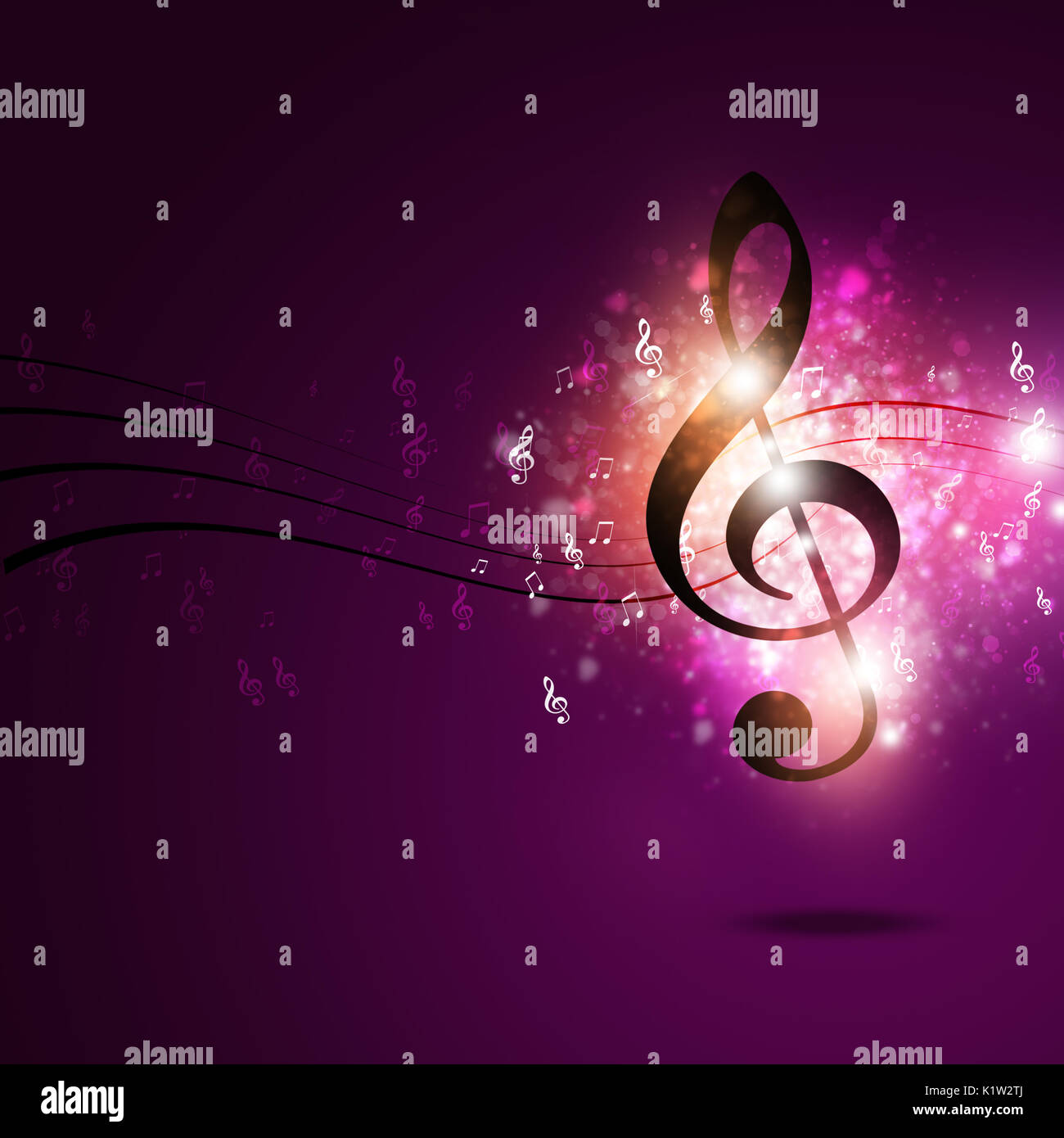 abstract classic music notes background for flyers and music posters ...