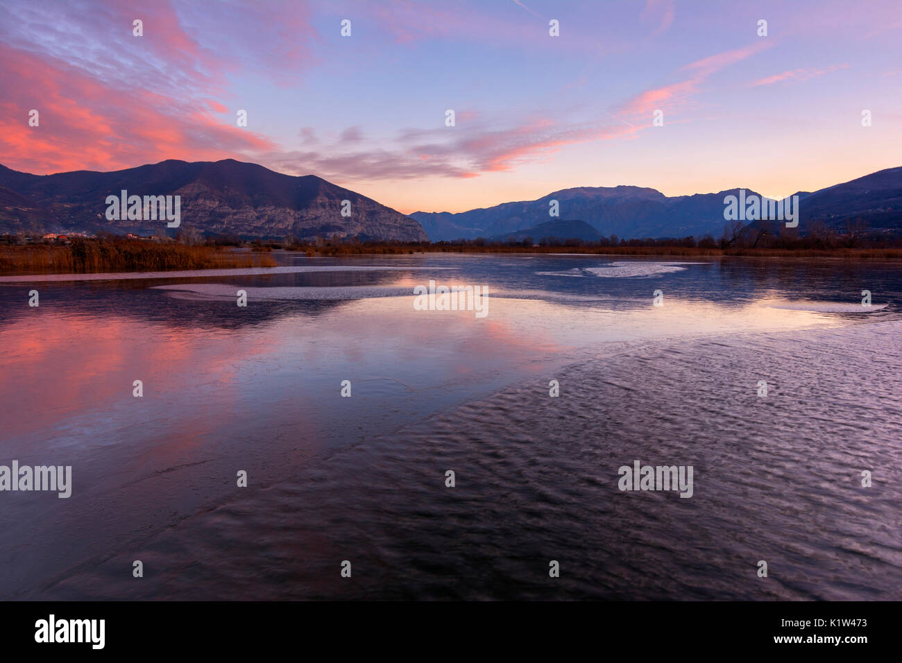 Nature Reserve , Torbiere del Sebino , provinces of Brescia , Italy ...