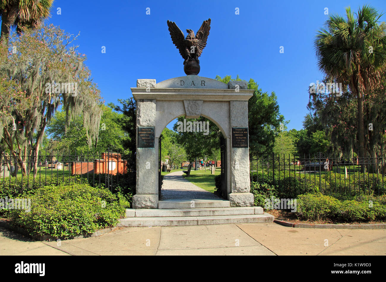 Colonial Park Cemetery, dating to the eighteenth century, was once an ...