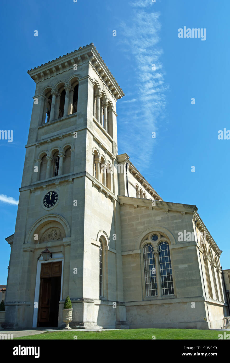 the italianate exterior of the 1848 st raphael's church, a catholic ...