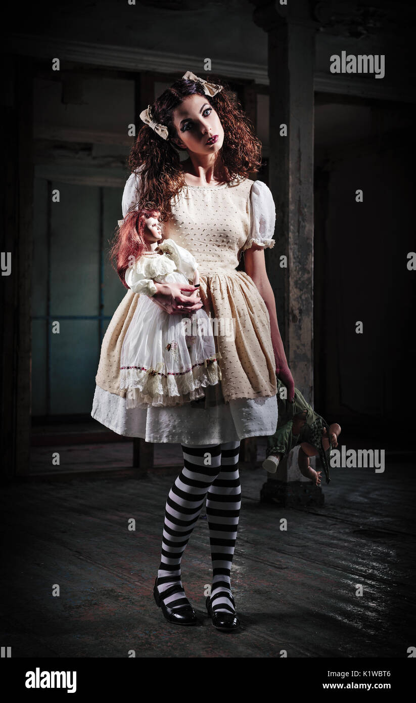 Girl weird dress hi-res stock photography and images - Alamy