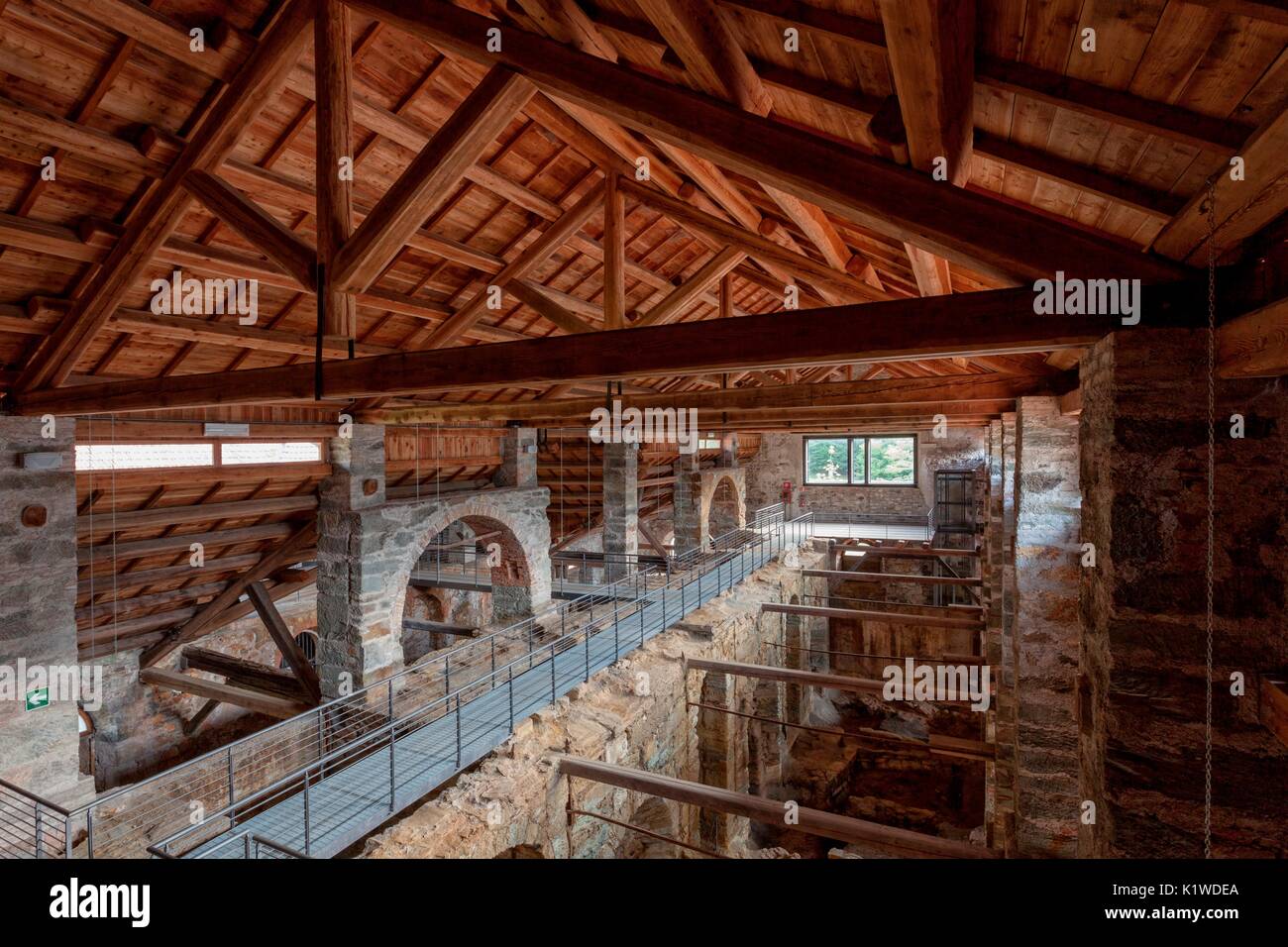 Mining center of Valle Imperina Rivamonte Agordino The building which ...