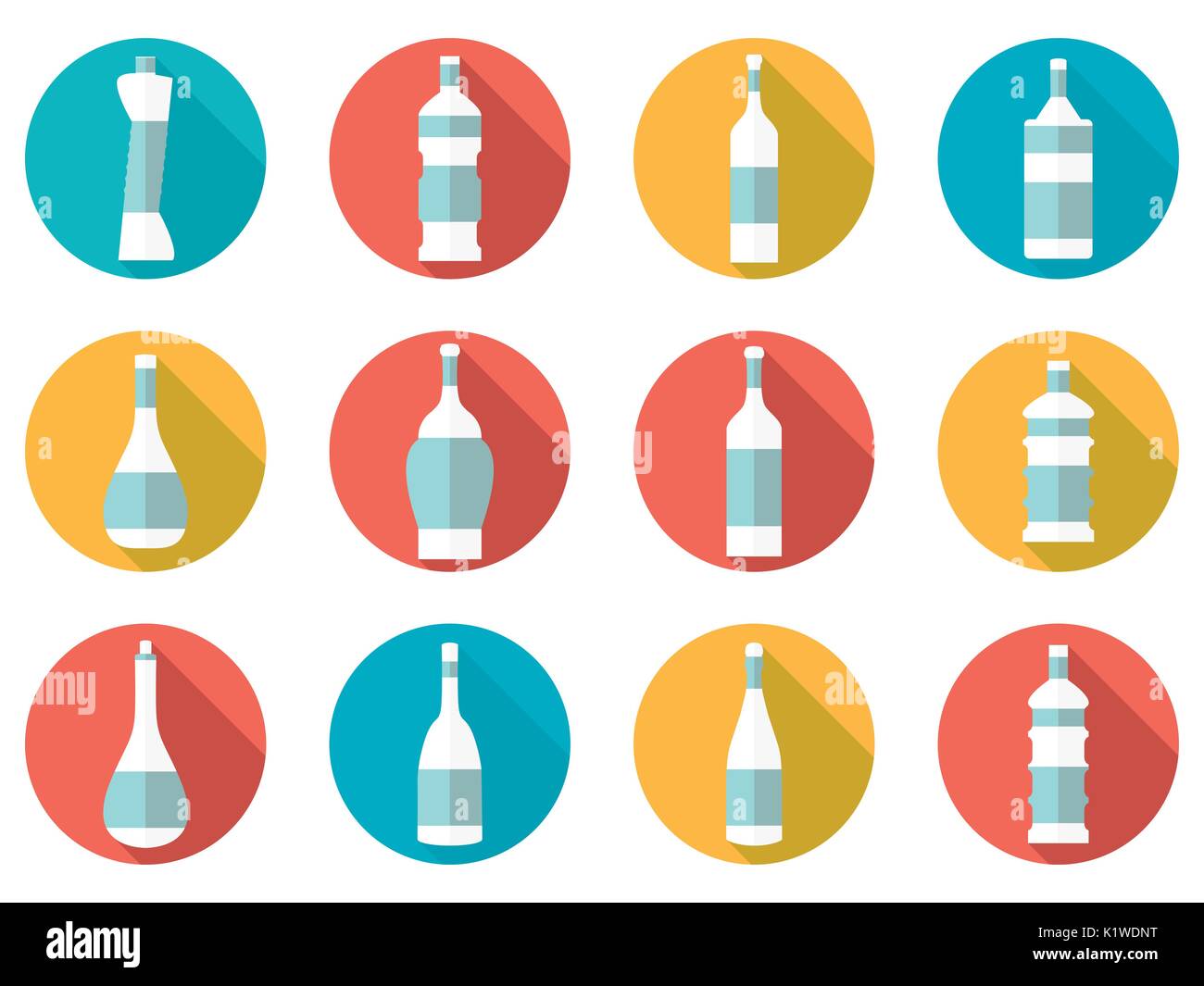 Drinking water shadow Stock Vector Images - Alamy