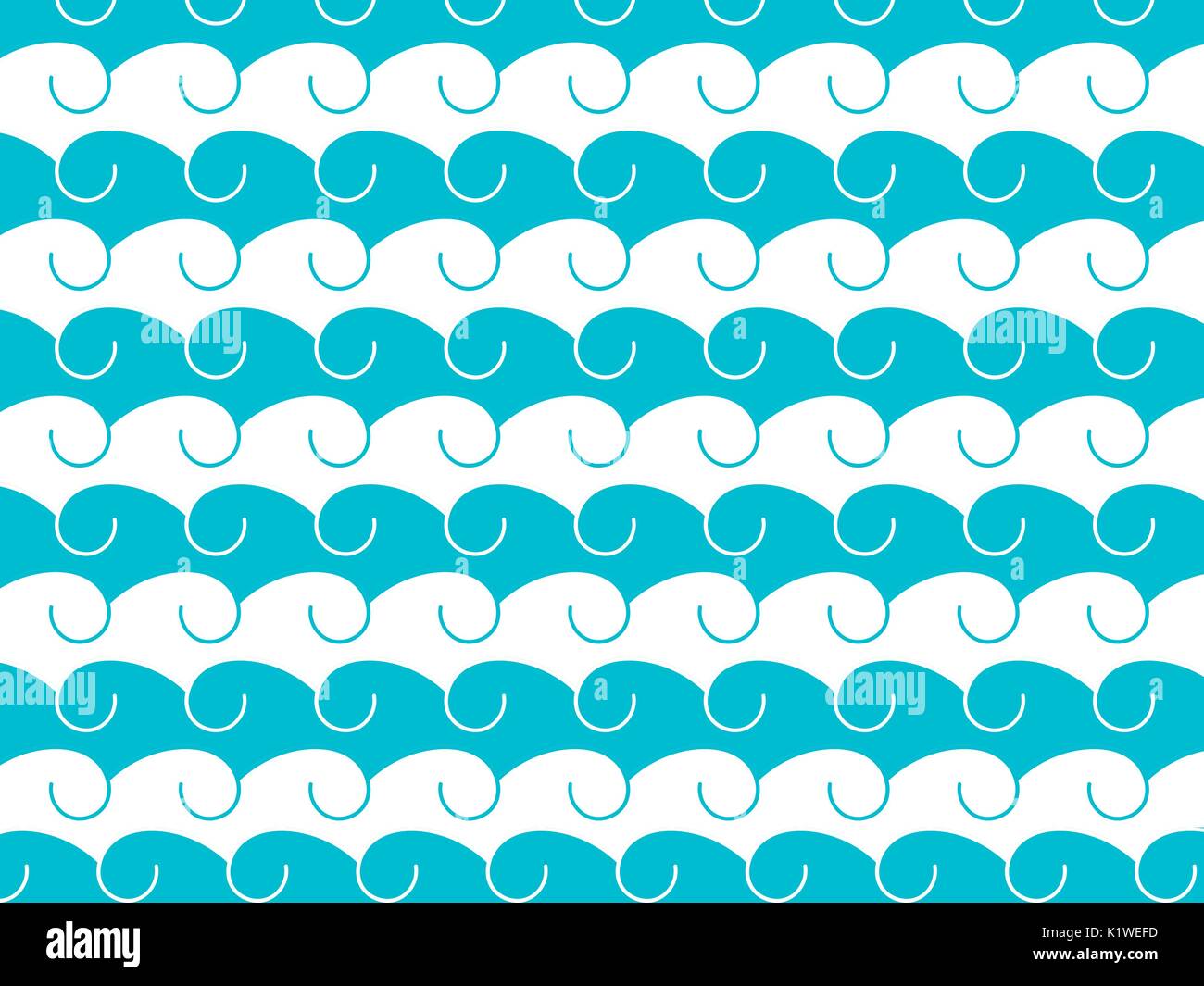 Waves, abstract background with hand-drawn waves. Vector illustration ...