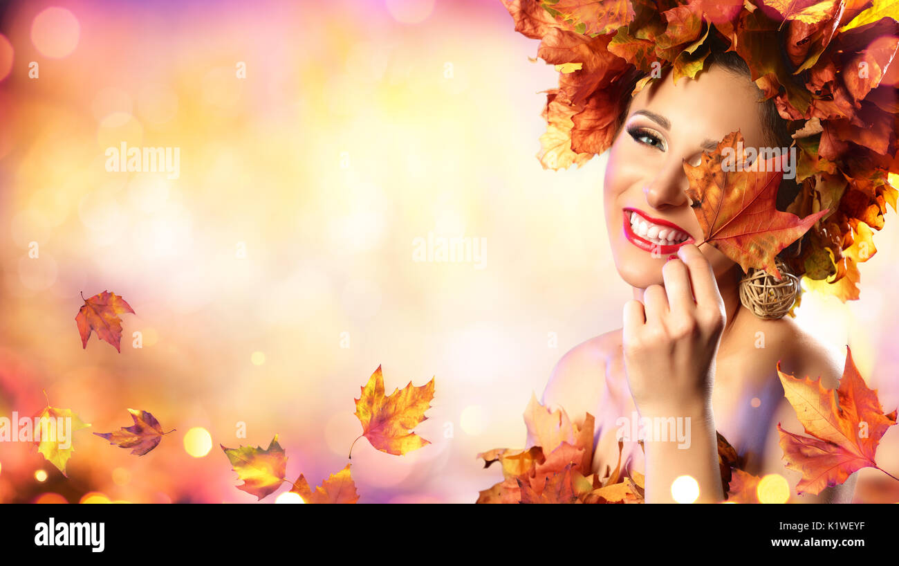 Beauty fashion model happy smile hi-res stock photography and images ...