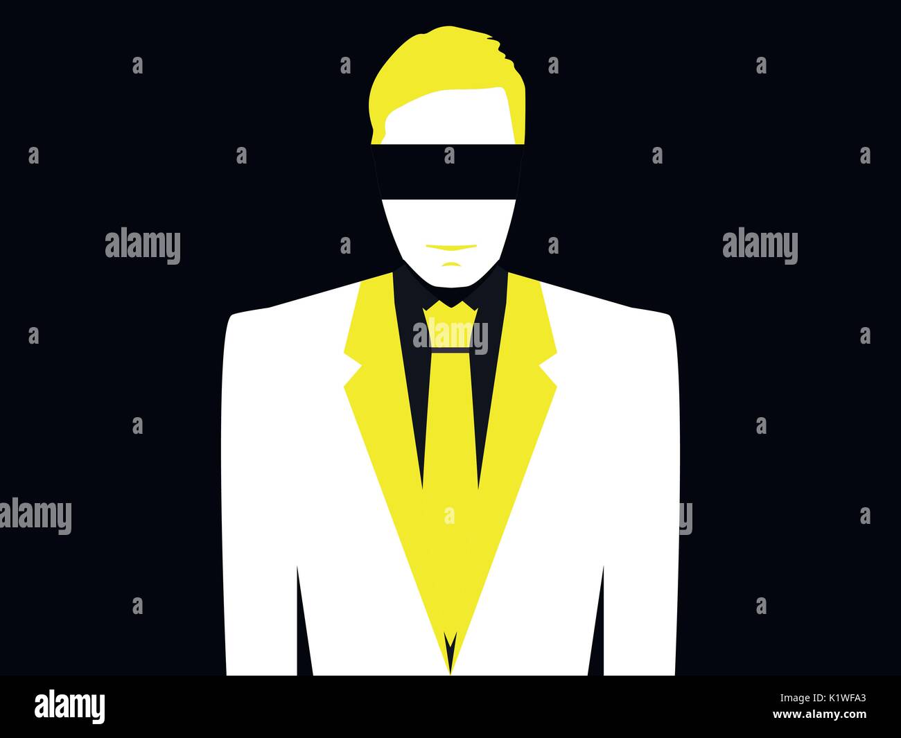 Yellow suit jacket Stock Vector Images - Alamy