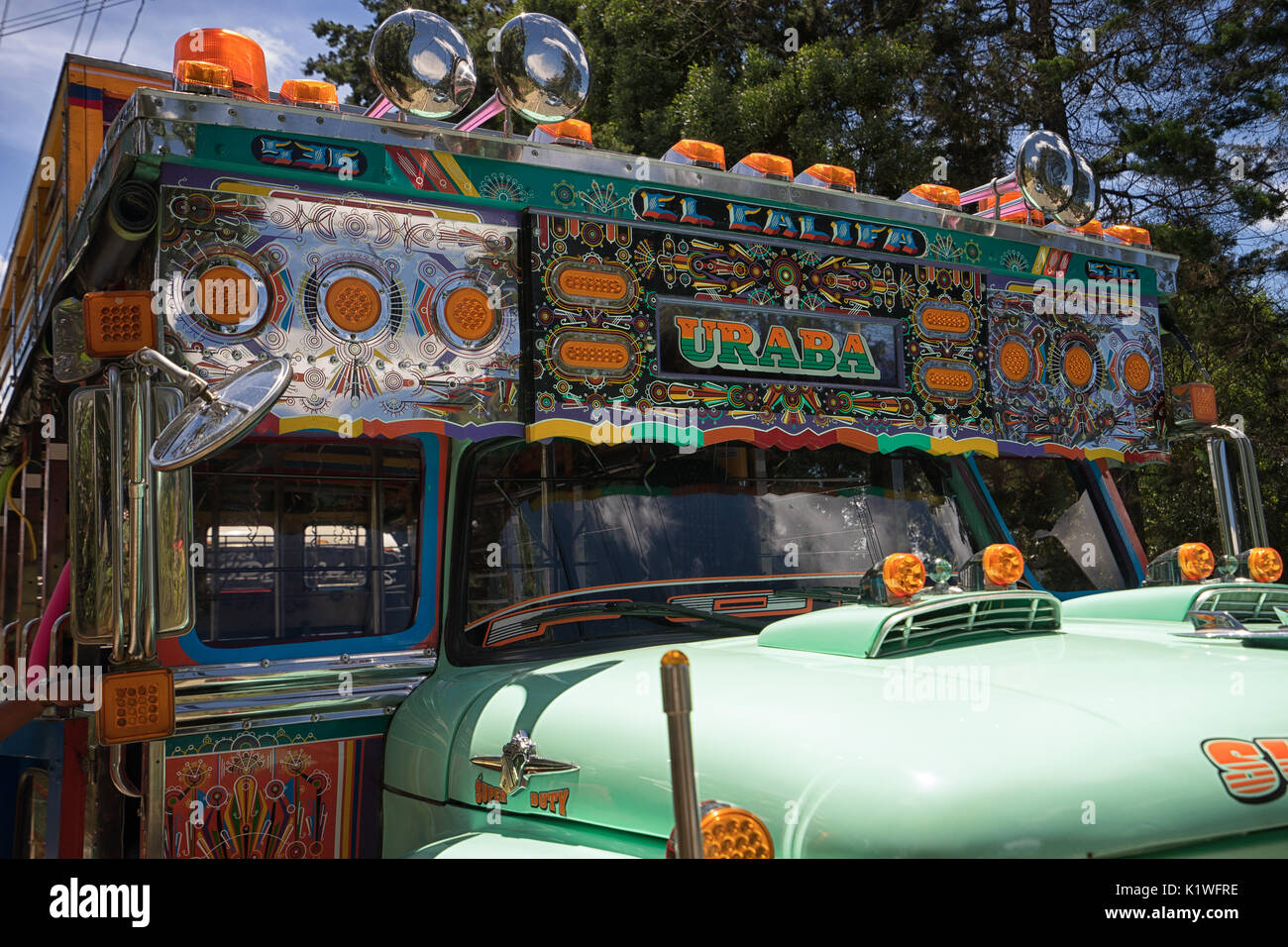 Chiva buses hi-res stock photography and images - Alamy