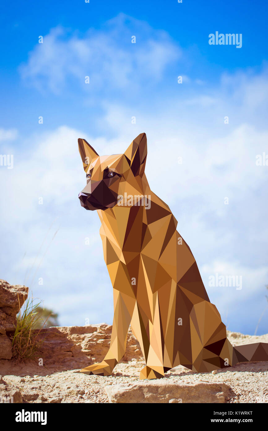 Chinese german shepherd hi-res stock photography and images - Alamy